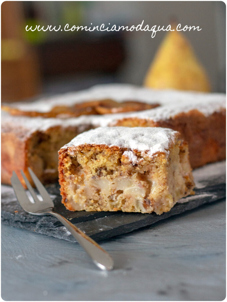 Torta di castagne e pere - Cominciamo da Qua