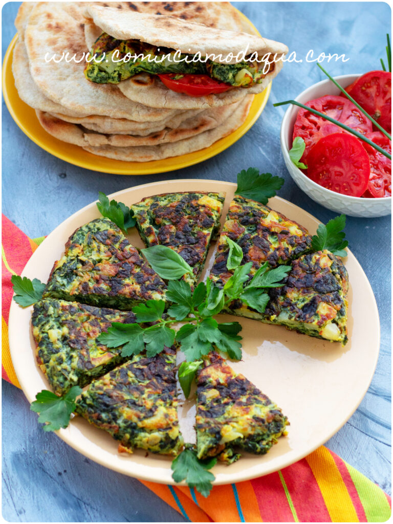 Kuku Sazi - frittata di erbe - Cominciamo da Qua